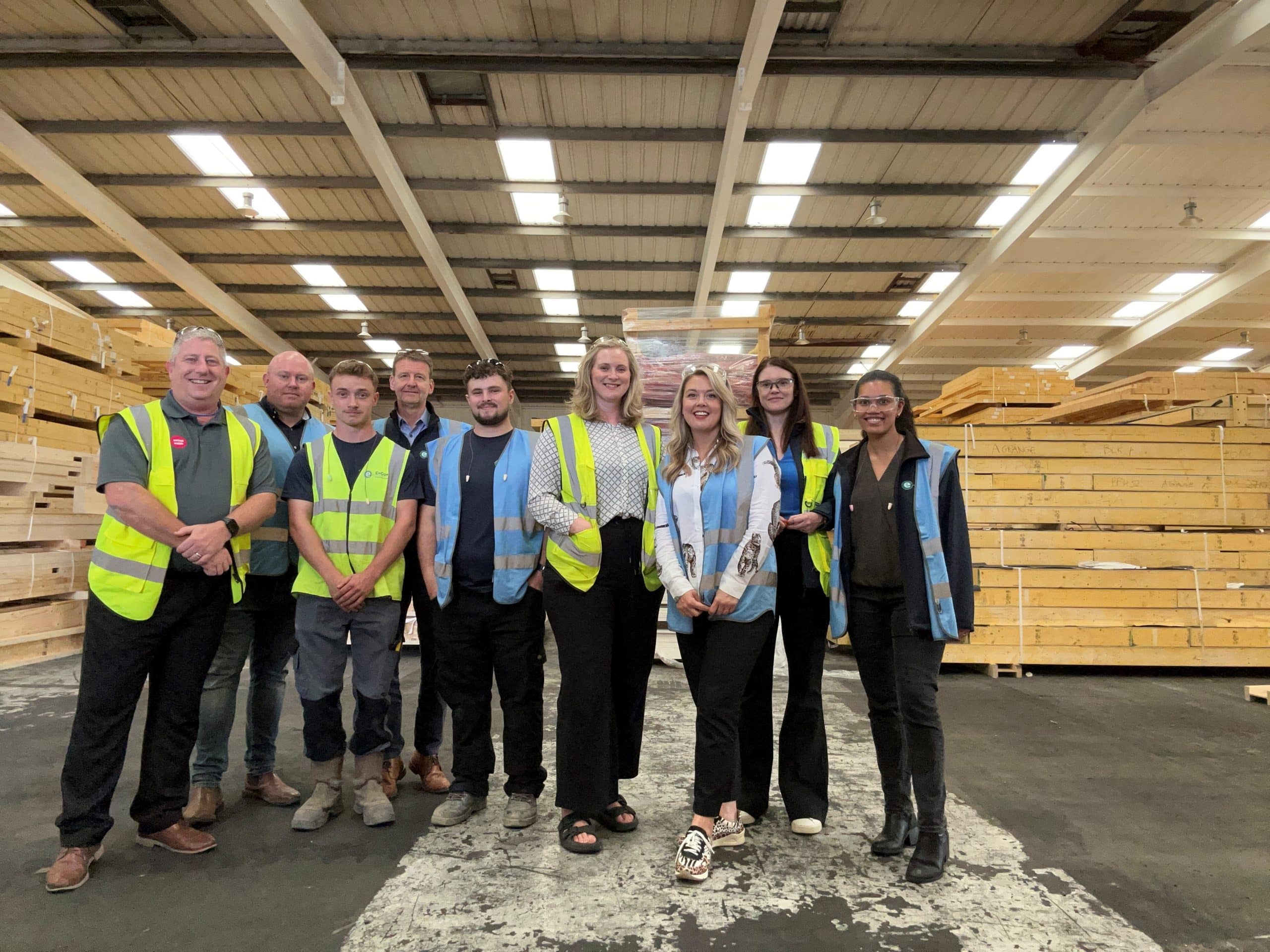 Timber Frame Factory Visit at Celtic Offsite – Encon – The complete ...