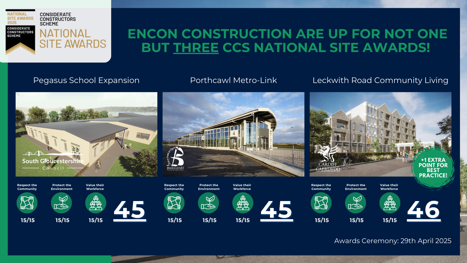 THREE Project Selected for CCS National Awards! – Encon – The complete ...